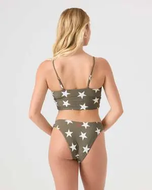 Roxy Star Daze Scoop Moderate Bikini Bottom