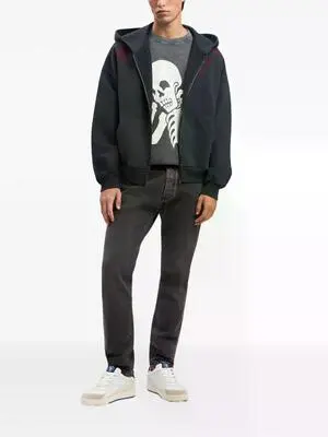 Palm Angels Long-sleeve Hoodie - Black