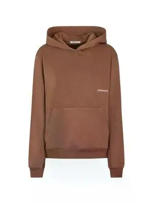 HINNOMINATE Hooded Long-sleeve Sweater - Brown