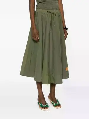 Simkhai Drawstring Midi Skirt