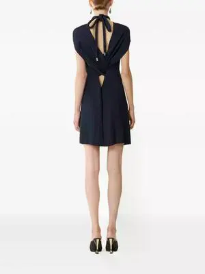 LANVIN Twisted Halterneck Mini Dress