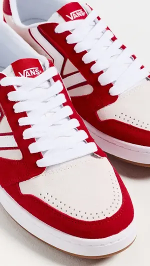 VANS Lowland 2.0 Suede Sneakers - Red