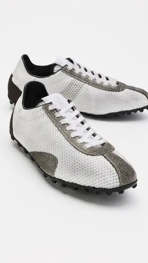 MAISON MARGIELA Spinter Low Top Sneakers - White/grey