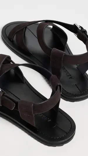 A.emery Ora Sandals - Blackberry Suede