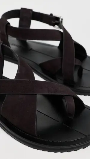A.emery Ora Sandals - Blackberry Suede
