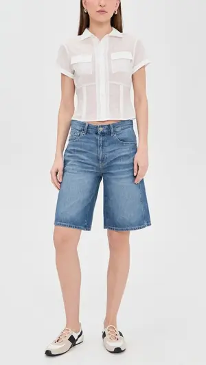 Ag Thalia Bermuda Shorts - Galaxy