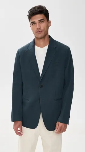 Theory Clinton Blazer In Good Linen