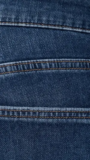 Warp + Weft Ord Straight Knit Jeans - Forget Me Not