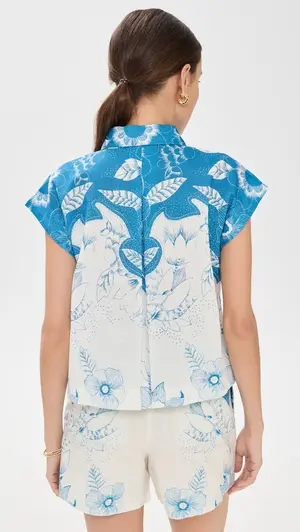 CLEOBELLA Simone Tropical Print Blouse