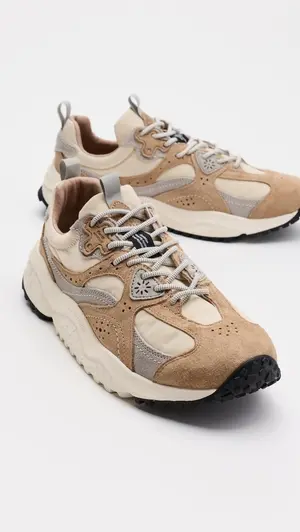 FLOWER MOUNTAIN Wave Sneakers - Beige Cream