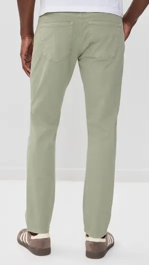 Warp + Weft Slim Twill Pants - Fossil