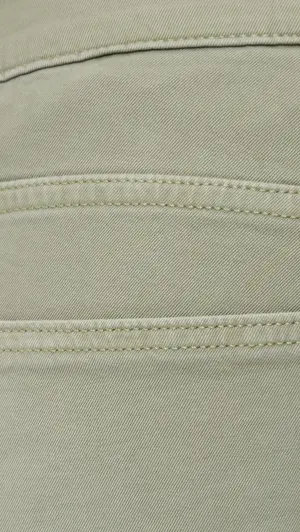 Warp + Weft Slim Twill Pants - Fossil