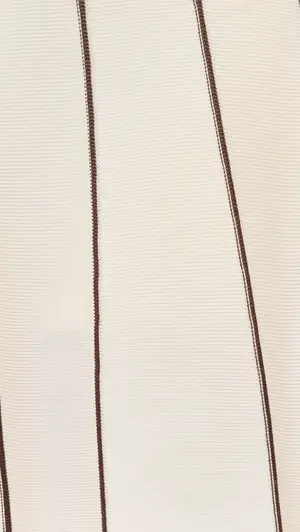 MALBON Aurora Stripe Skort - Cream
