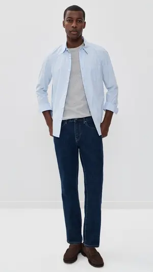 Warp + Weft Ord Straight Leg Jeans - Balboa
