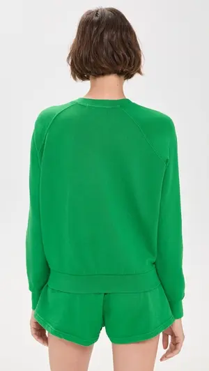 PERFECTWHITETEE French Terry Crewneck Sweatshirt - Grass