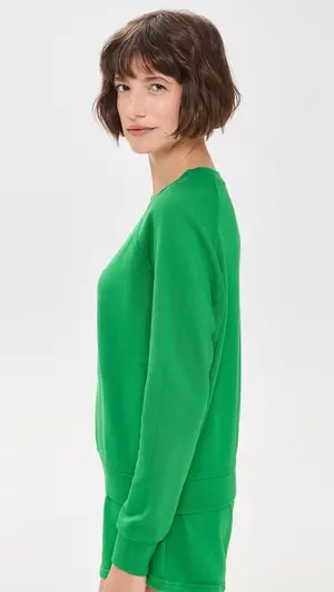 PERFECTWHITETEE French Terry Crewneck Sweatshirt - Grass