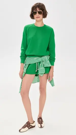 PERFECTWHITETEE French Terry Crewneck Sweatshirt - Grass