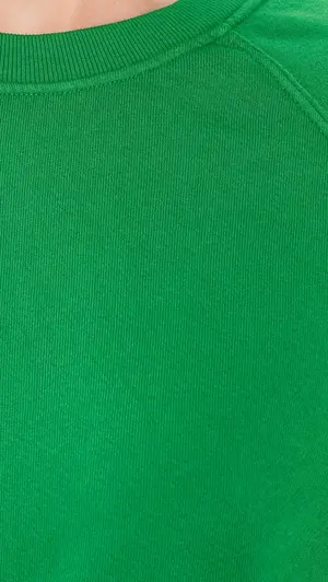 PERFECTWHITETEE French Terry Crewneck Sweatshirt - Grass