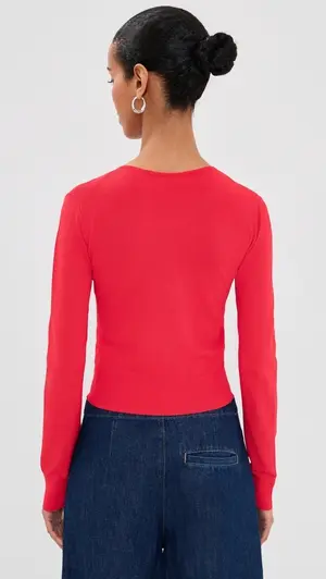 Brandon Maxwell Ellery Viscose Shrunken Cardigan