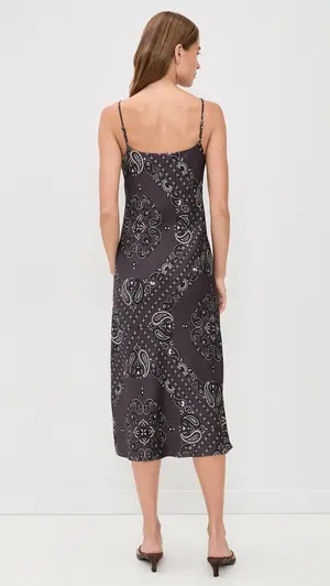 Madewell Cami Maxi Slip Dress In Bandana Print