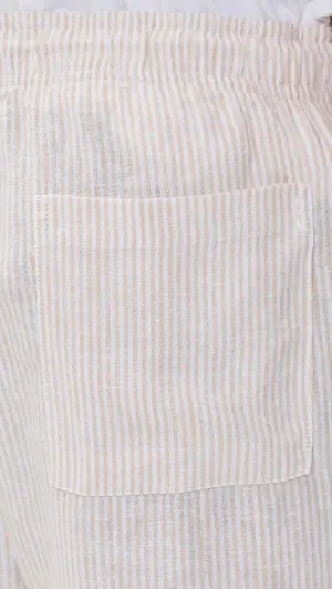 Onia Classic Pull-on Linen Shorts - Sand