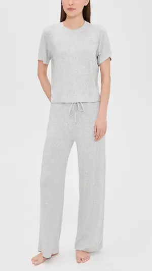 Honeydew Intimates Luxe Modal Tee And Pants Set