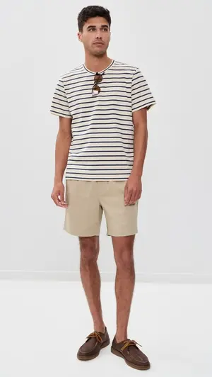 FAIR HARBOR Horizon Pull-on Shorts - Sand