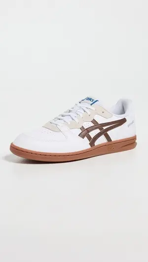 Asics Skyhand Og Leather Sneakers - White/mahogany