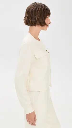 Varley Hartwell Button Through Sweat Jacket
