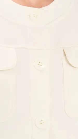 Varley Hartwell Button Through Sweat Jacket