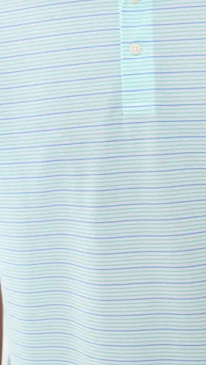Rlx Ralph Lauren Thin Multi Stripe Tour Pique Polo