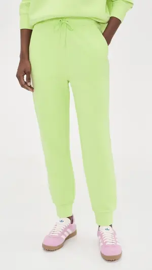 Lacoste Cotton Jersey Sweatpants - Lime Green