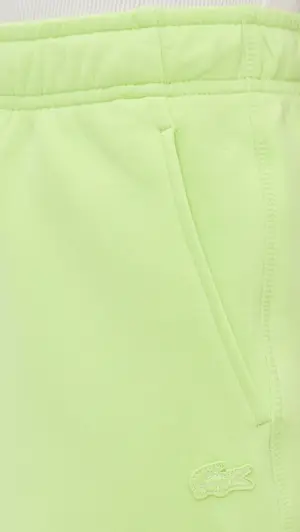 Lacoste Cotton Jersey Sweatpants - Lime Green