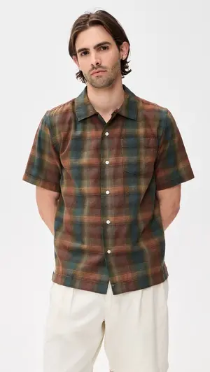 SERVICE WORKS Plaid Resort Shirt