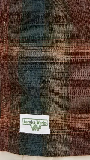 SERVICE WORKS Plaid Resort Shirt