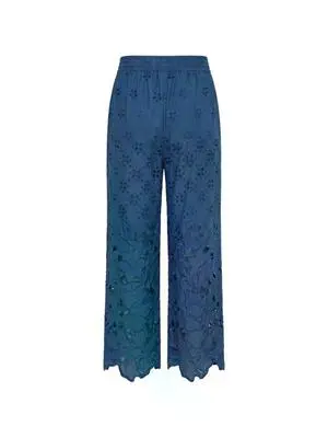 Ermanno Scervino Openwork Trousers - Blue