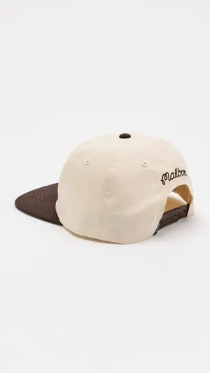 MALBON Palmera Snapback Cap - Cream