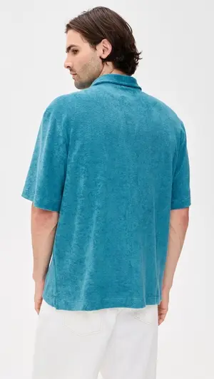 Howlin' Terry Cocktail Shirt - Aqua Blues