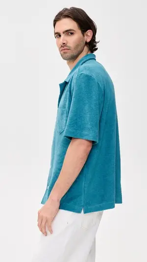Howlin' Terry Cocktail Shirt - Aqua Blues
