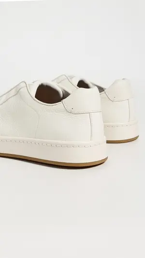 Allen Edmonds Banks Leather Slip-on Sneakers - White