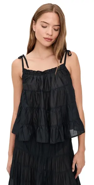 Merlette Trimmed Tops