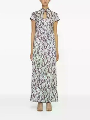 DES_PHEMMES Floral-print Maxi Dress