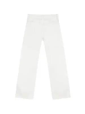 AGOLDE Wide Leg Arc Jeans In Chalk - White