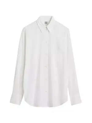 TOTEME Oversized Summer Shirt - White