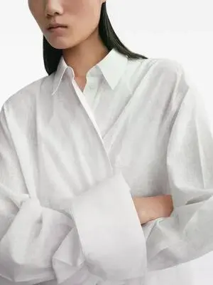 TOTEME Oversized Summer Shirt - White