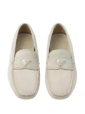 Prada Logo-plaque Loafers