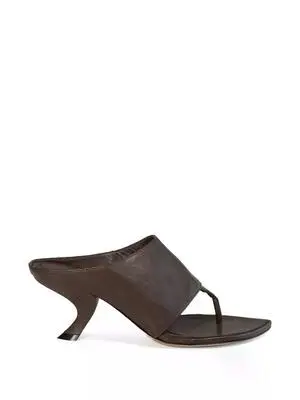 VIC MATIE T-strap Sandals - Brown