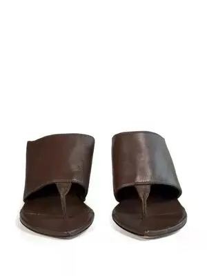 VIC MATIE T-strap Sandals - Brown