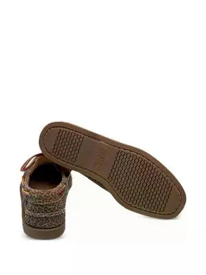 SEBAGO Leopard Leather Loafers - Neutrals