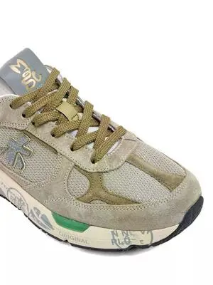 Premiata Logo-appliqué Sneakers - Neutrals